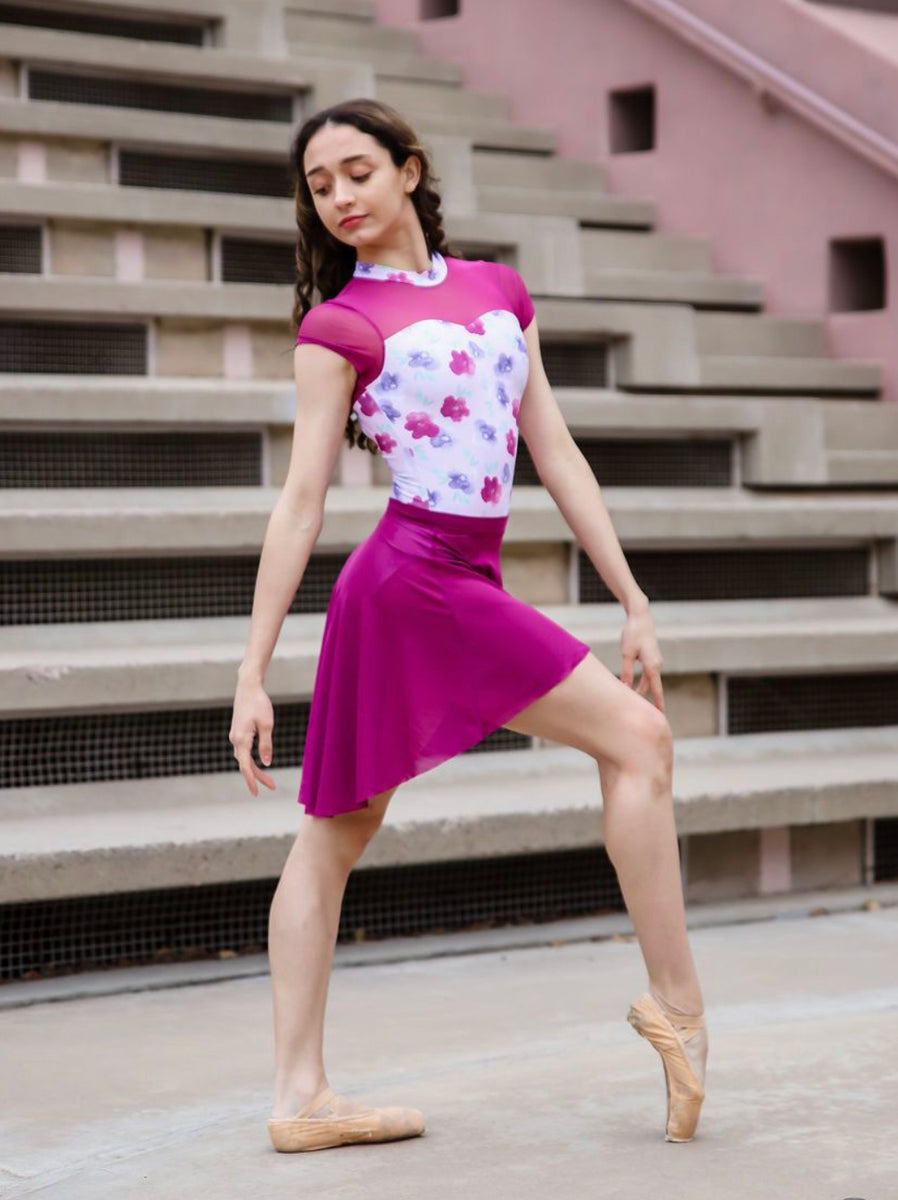 Chic Ballet - The Isabella Leotard (CHIC109-AMG) - Amethyst Garden - F ...
